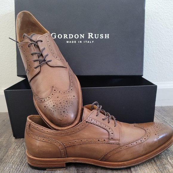 Gordon Rush | Shoes | Gordon Rush Mens Brown Percy Wingtip | Poshmark